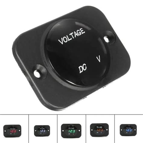 RESTEZ INFORM DE Votre Batterie Voiture Marine Moto DEL Voltm Tre Jauge