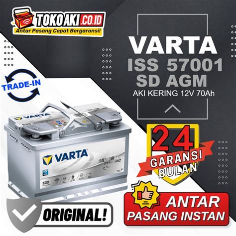 Jual Aki Ferrari Varta Silver Agm Mf Ah Di