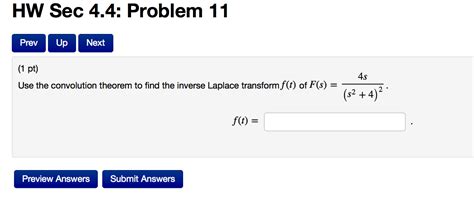 solved use the convolution theorem to find the inverse