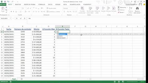 Como Sacar El Mes En Excel Image To U