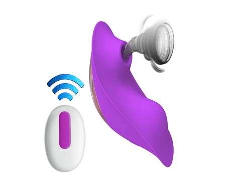 Vibrador de Sucção Vestível 9 Modos Controle Remoto Sugador Vibrador