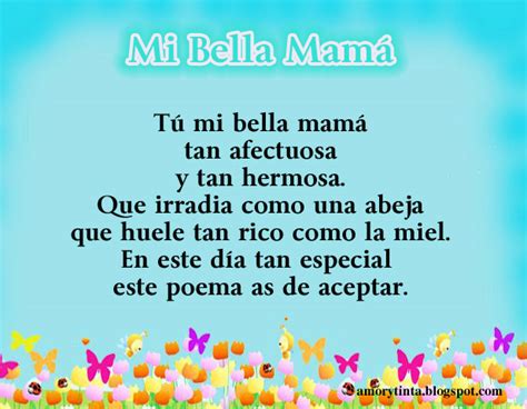 Amor y Tinta Imágenes con Poemas para el día de la Madre