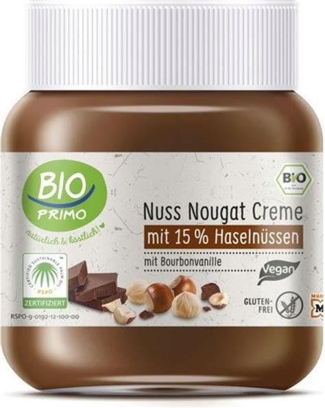 Bio Primo Bio Nuss Nougat Creme G Piccantino Onlineshop Deutschland
