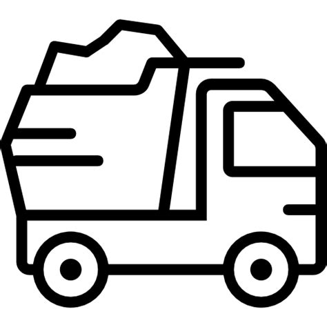 Cami N De La Basura Iconos Gratis De Transporte