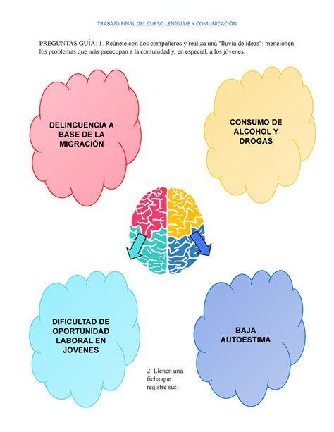 Proyecto Final Del Curso Lenguaje Y Comunicacion Preguntas Gu A