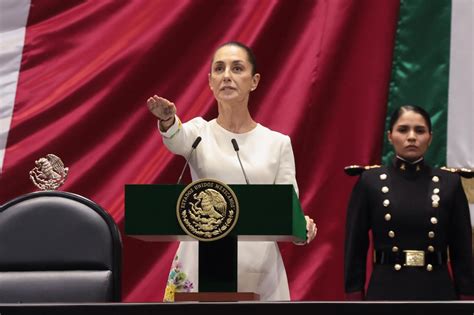SPR Informa Rinde Protesta Claudia Sheinbaum Como La Primer