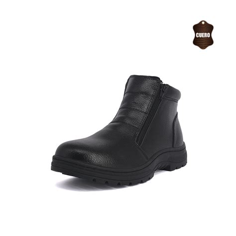 Ripley BOTÍN CUERO NEGRO DE CON CHIPORRO AEGIR LONDON ADIXT CASUAL