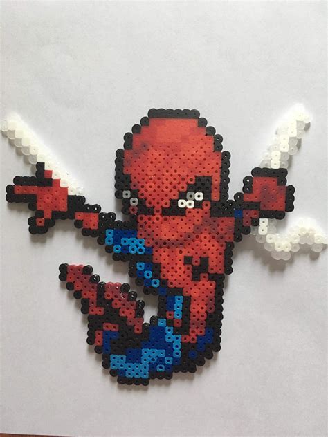 Spider Man Perler Bead Pattern
