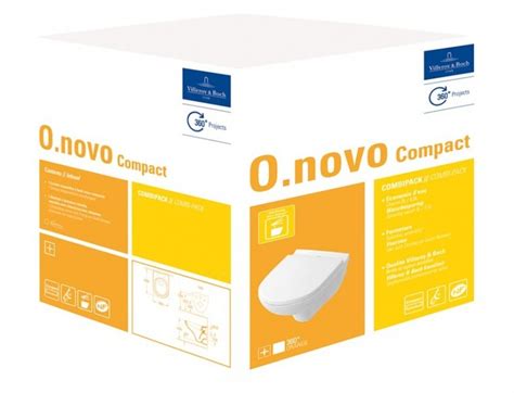 Villeroy Boch O Novo Wand WC Compact Combi Pack BadDepot De