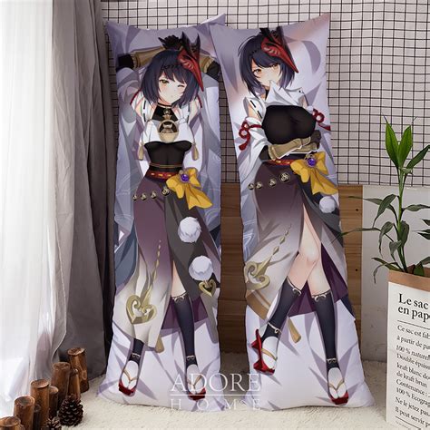 Genshin Impact Kujo Sara Dakimakura Anime Hugging Body Pillow Etsy Canada