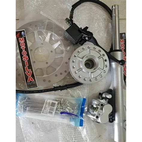 Kit Sistema Freio A Disco Dianteiro Biz Pop 100 110 125 Escorrega o Preço