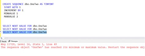 the basics of using a sequence as a table default sqlservercentral