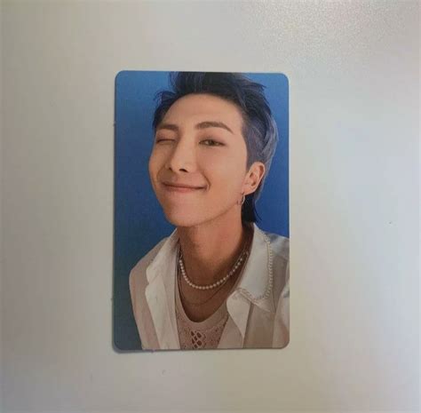 BTS RM Official Butter Photocard Cream Version Message Card Hobbies