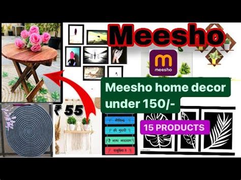 MEESHO Home Decor Item Under 150 Rs 15 Affordable Trending Home