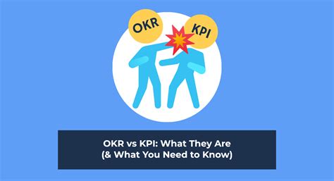 Okr Vs Kpi What They Are What You Need To Know Metrics Watch