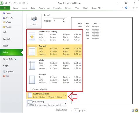 Adjust Margins In Excel Javatpoint