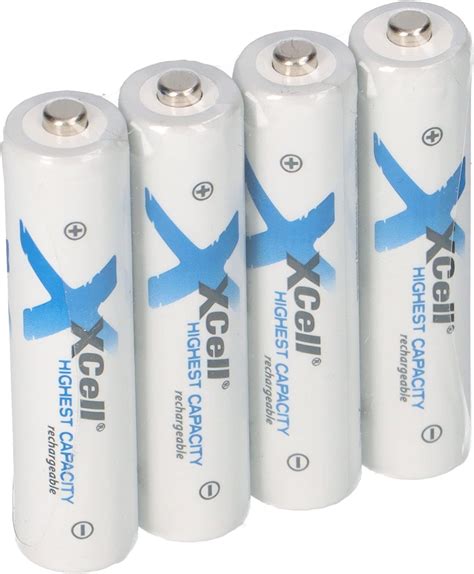 ABSINA AAA Akku 1150 NiMH 4er Pack Akku AAA Micro Mit 1 2V Min