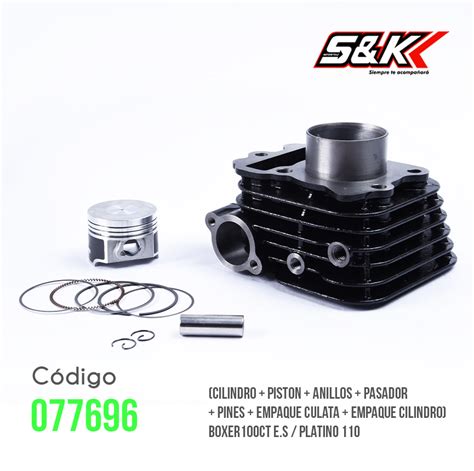 Cilindro Kit Boxer 100 CT ES Platino 110 Atmopel