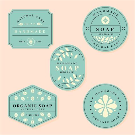 Colecci N De Etiquetas De Jab N Vector Gratis
