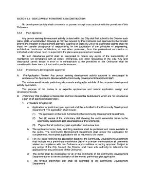 Fillable Online Zoning Ordinance Unified Development Code UDC