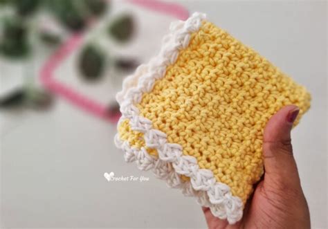 Mellow Dishcloth Free Crochet Pattern Crochet For You