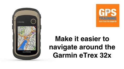 Adding Shortcut Menu To Garmin Etrex X And X To Make For Easier