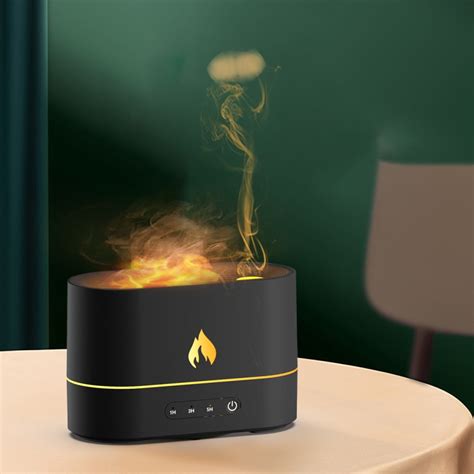 Płomień dyfuzor zapachowy nawilżacz powietrza ultradźwiękowy fajny Mist
