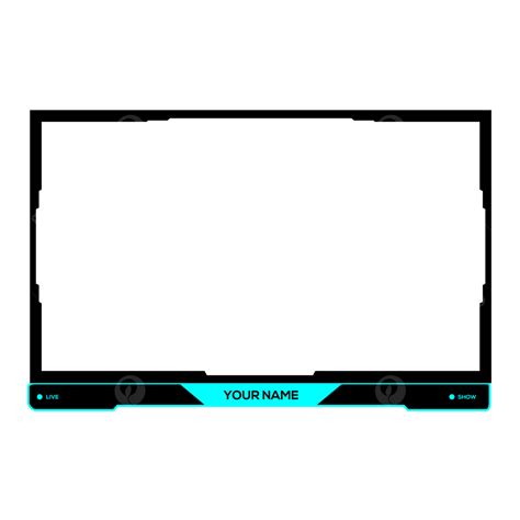 Live Streaming Clipart Transparent PNG Hd Twitch Overlay Live
