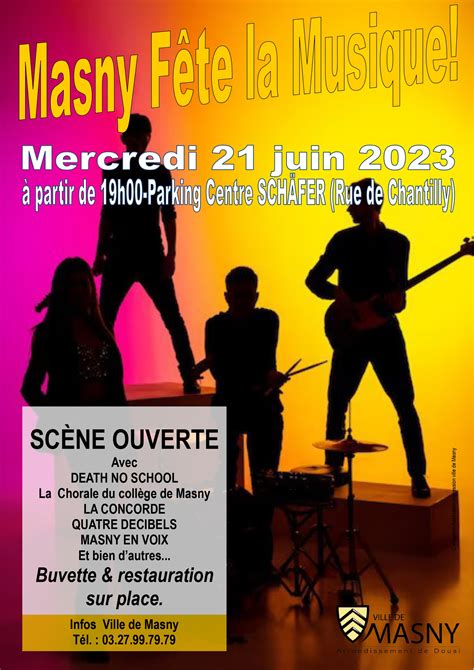 Fête de la Musique 2023 Site officiel de la ville de Masny