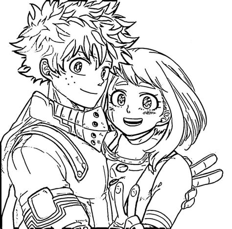 Coloriage My Hero Academia à imprimer sur ColoriageEnfant