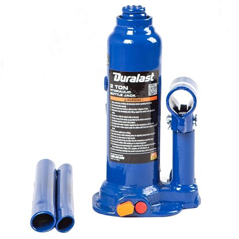 Duralast Gato hidráulico de botella Duralast para 2 toneladas