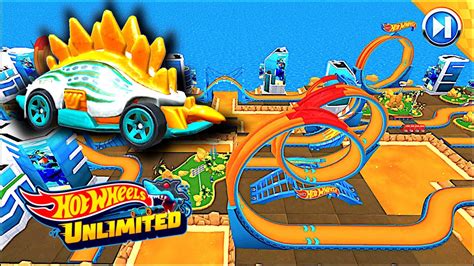 Hot Wheels Unlimited Motosaurus Dino Riders 2018 Unlocked Gameplay 53