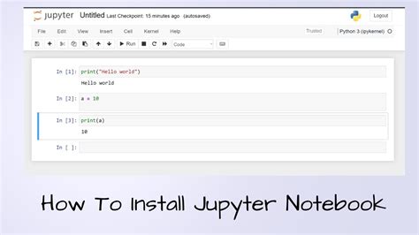 How To Install Jupyter Notebook On Windows 10 11 YouTube