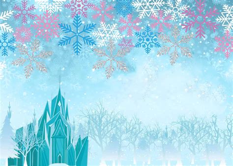 Frozen Castle Background