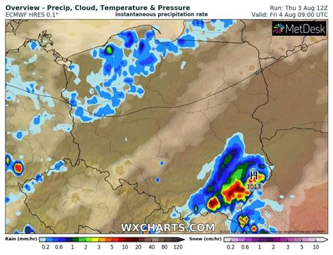 Prognoza Pogody Na Pi Tek Sierpnia Nadci Ga Silne Za Amanie