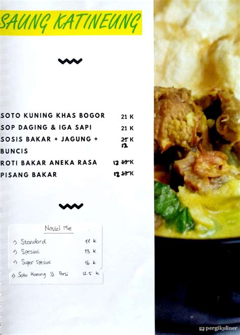 Selalu Diperbarui Menu Saung Katineung Beji Depok