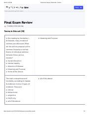 Final Exam Review Flashcards Quizlet Pdf 2 8 22 8 09 PM Final Exam