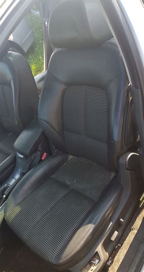 KOMPLET FOTELI FOTELE PEUGEOT 407SW PÓŁSKÓRA skóra 7817084864