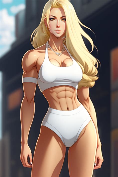 Lexica Full Body Professional Anime Of A Year Old Adult Blonde