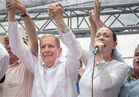 María Corina y Edmundo claman por una transición pacífica El Nuevo País