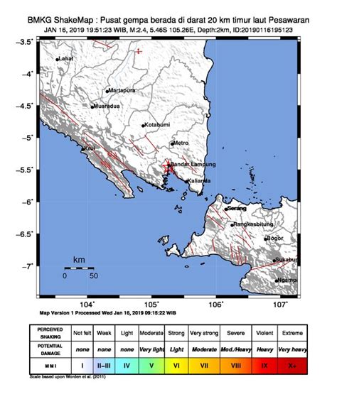 Bmkg On Twitter Gempa Mag Jan Wib Lok Ls