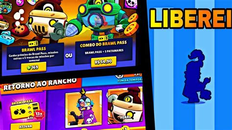 Liberei O Novo Brawl Pass Da Temporada Do Brawl Stars Youtube