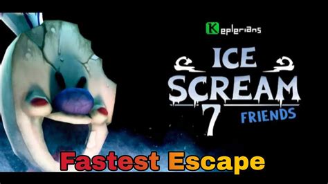 Ice Scream Friends Lis Full Horror Gameplay Speedrun Youtube