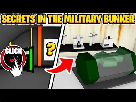 What Big Secrets Are Hidden In The Military Bunker In Roblox Brookhaven