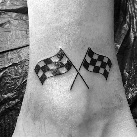 Race Flag Tattoo