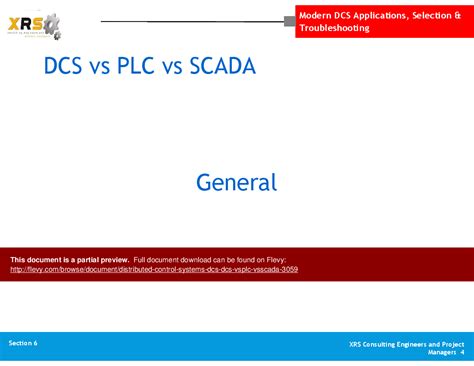 Ppt Distributed Control Systems Dcs Dcs Vs Plc Vs Scada