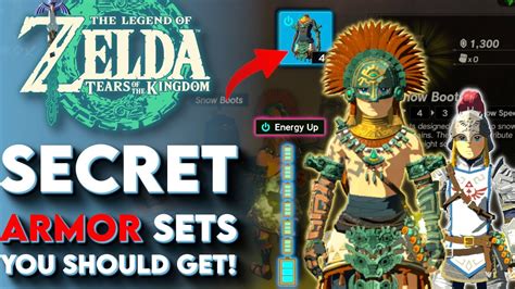 SECRET Armor Sets You NEED In Zelda Tears Of The Kingdom TOTK Tips