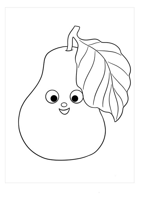 Dibujos De Pera Para Colorear E Imprimir ColoringOnly