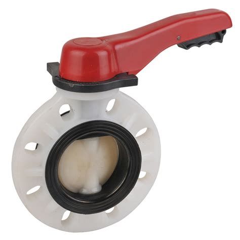 PVDF Butterfly Valve Plastic Butterfly Valve PVC Butterfly Valve