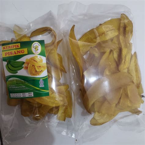 Jual Keripik Pisang Manis 50gr Merek Karunia Putra Shopee Indonesia